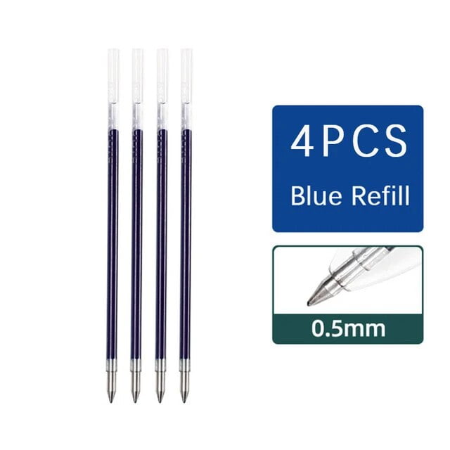 Creative 4 In 1 MultiColor Pen 0.5mm Black Blue Red Green Gel Ink ...