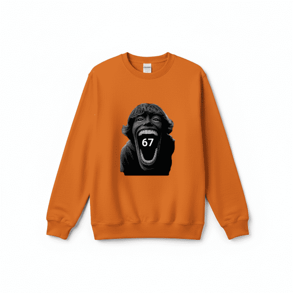 Creative 67 Meme Quote Holiday Humor Festive Graphic Cheer Sweatshirt ...