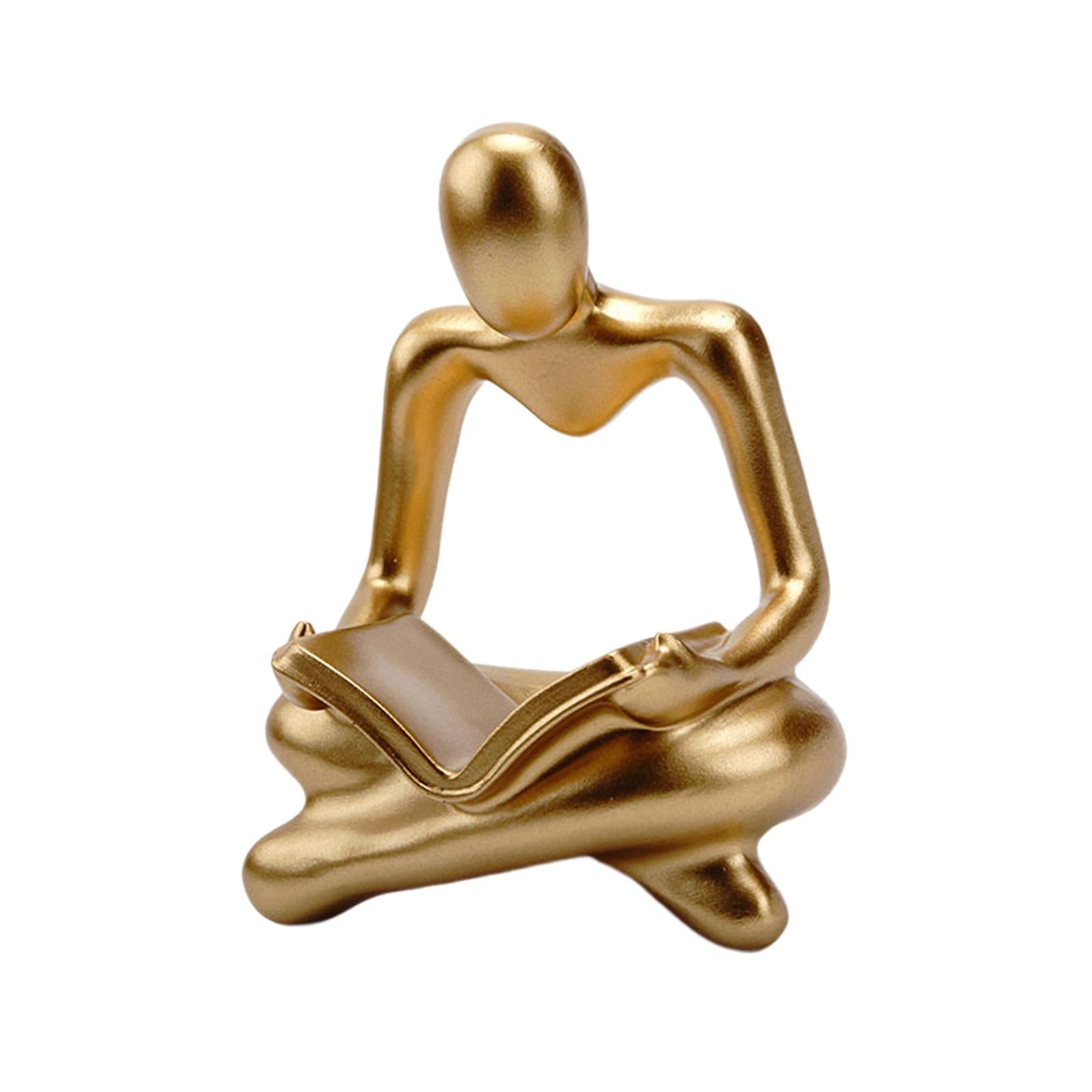 Creative Abstract Thinker Statue Figurine Collectable Decorative Resin ...