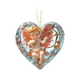 Creative Angel Girl Wall Decor - Laser Cut Acrylic Hanging Art for ...