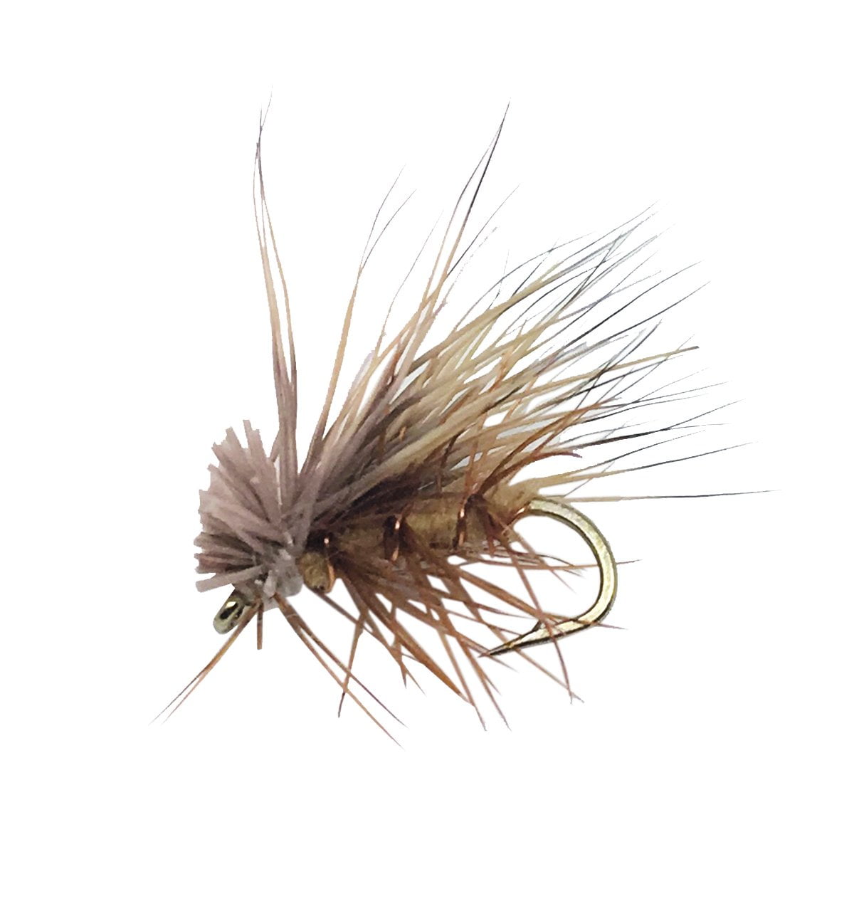 Creative Angler Elk Hair Caddis Tan Fly Fishing Flies. 1 Dozen Flies ...