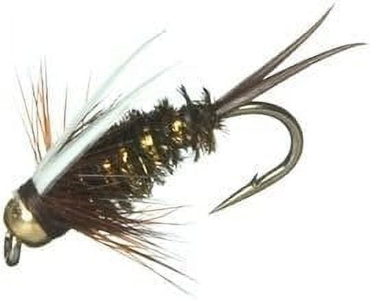 Creative Angler Gold Bead Prince Nymph Fly Fishing Flies. 1 Dozen Flies ...