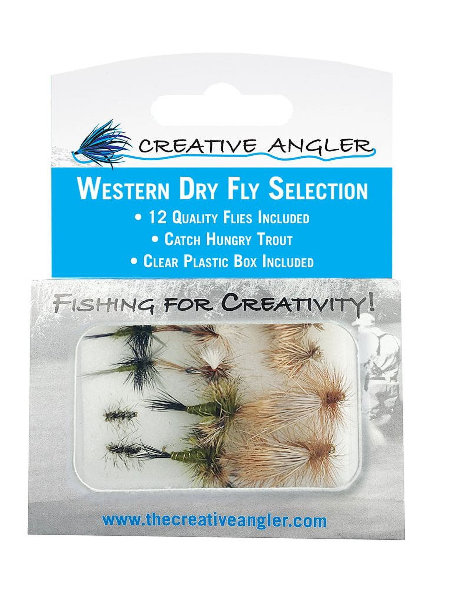 Creative Angler Western Dry Fly Selection for Fly Fishing. 12 Trout ...