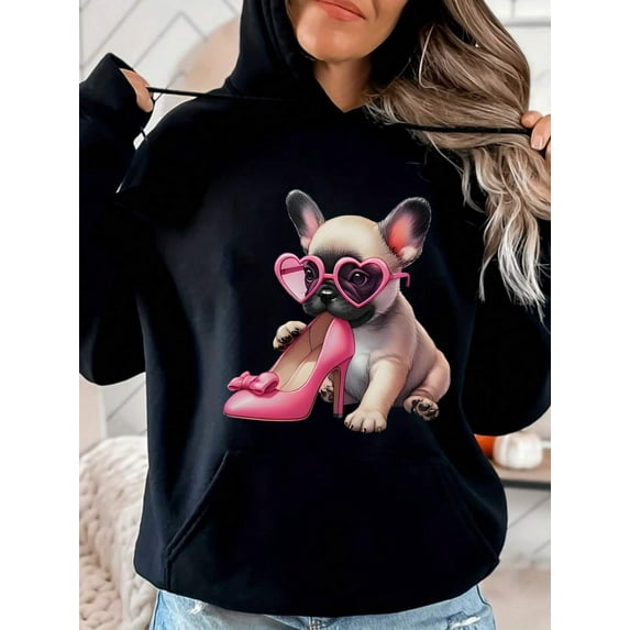 Creative Animal Print Women's Hooded Sweatshirt Is Comfortable And ...