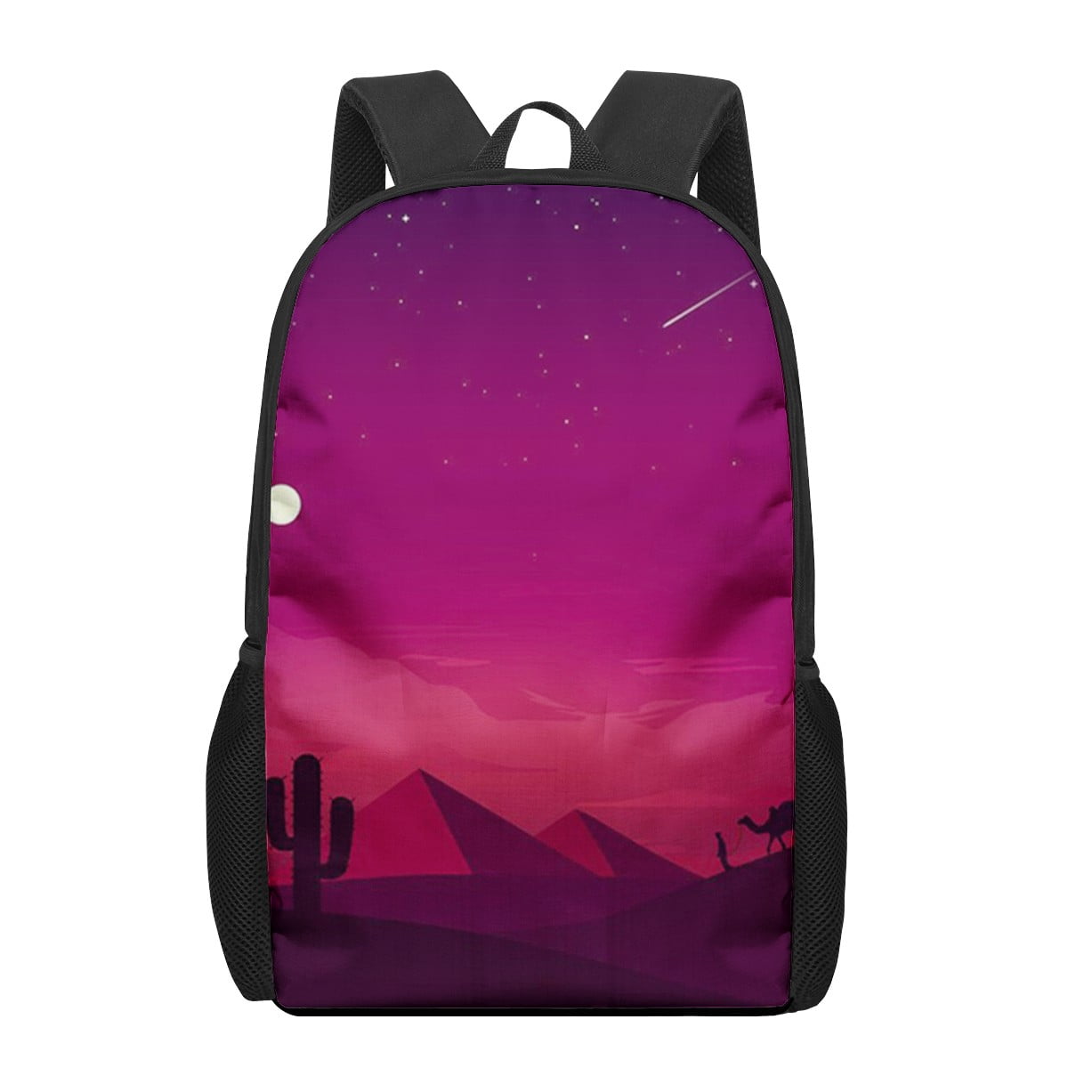 Creative Anime Landscape Pattern Backpacks Bag Casual Book Bags Laptop ...