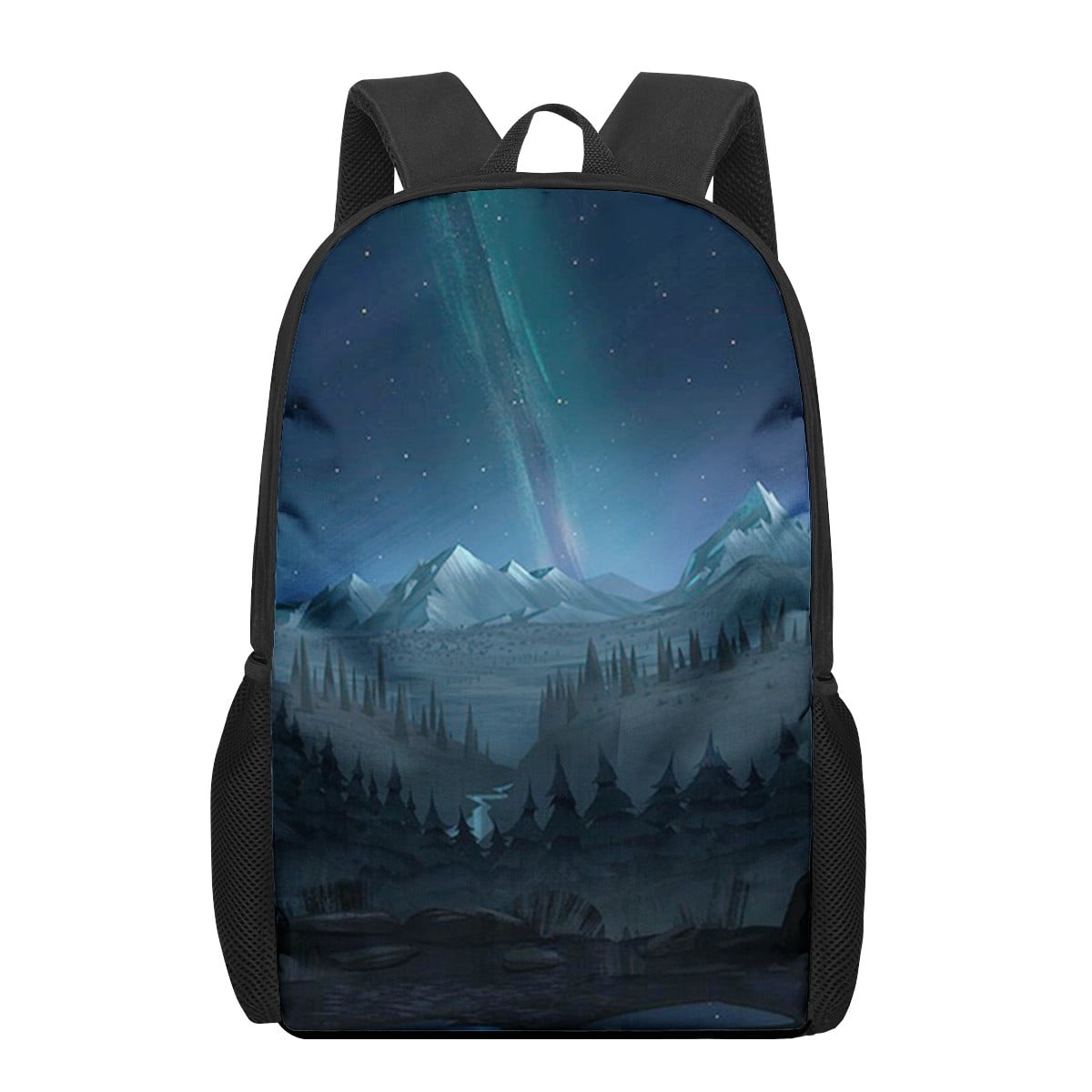 Creative Anime Landscape Pattern Backpacks Bag Casual Book Bags Laptop ...