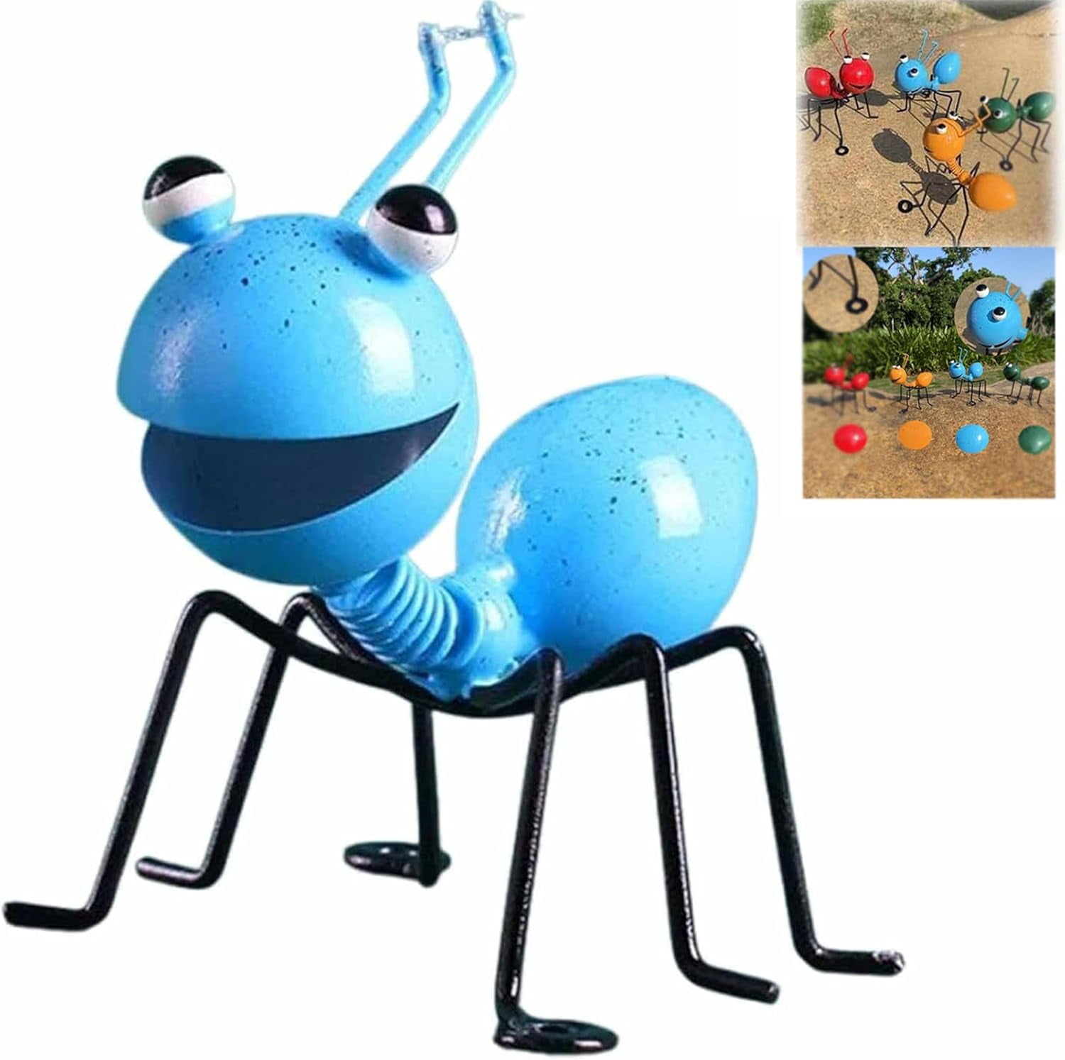 Creative Ant Design Garden Decoration, Metal Ant Garden Set, Iron Art ...