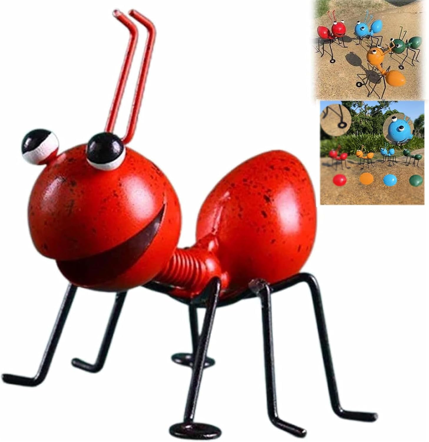 Creative Ant Design Garden Decoration, Metal Ant Garden Set, Iron Art ...