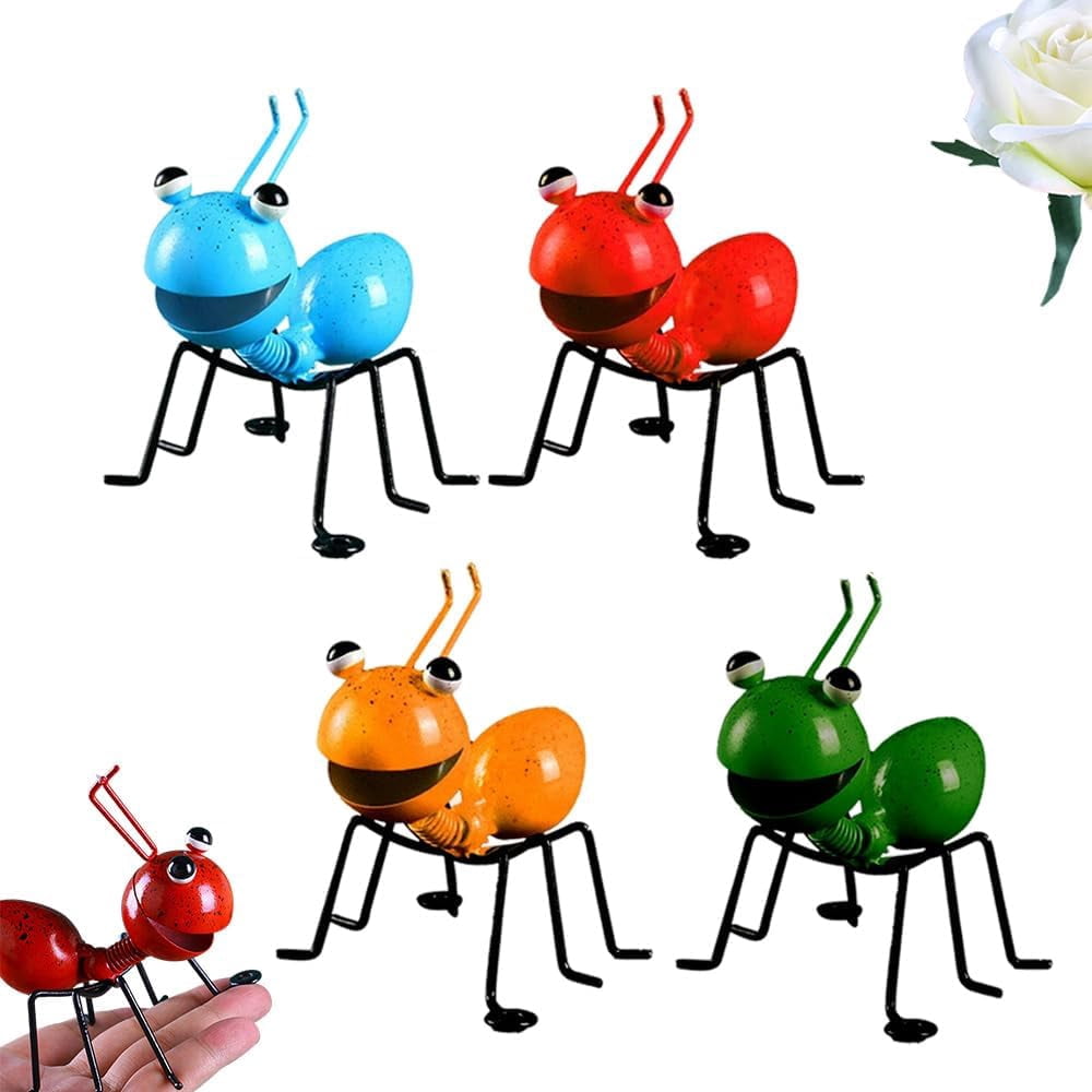 Creative Ant Design Garden Decoration, Metal Ant Yard Art Garden Theme ...
