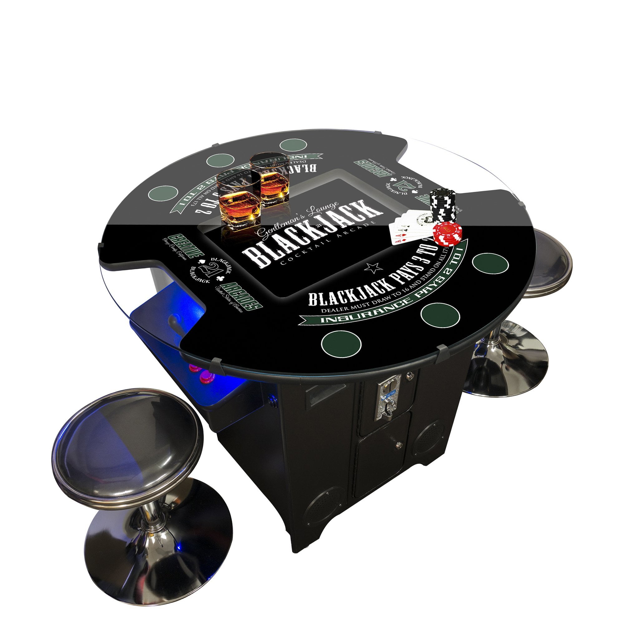 Creative Arcades 2 Player Short Pub Table Arcade with Trackballs ...