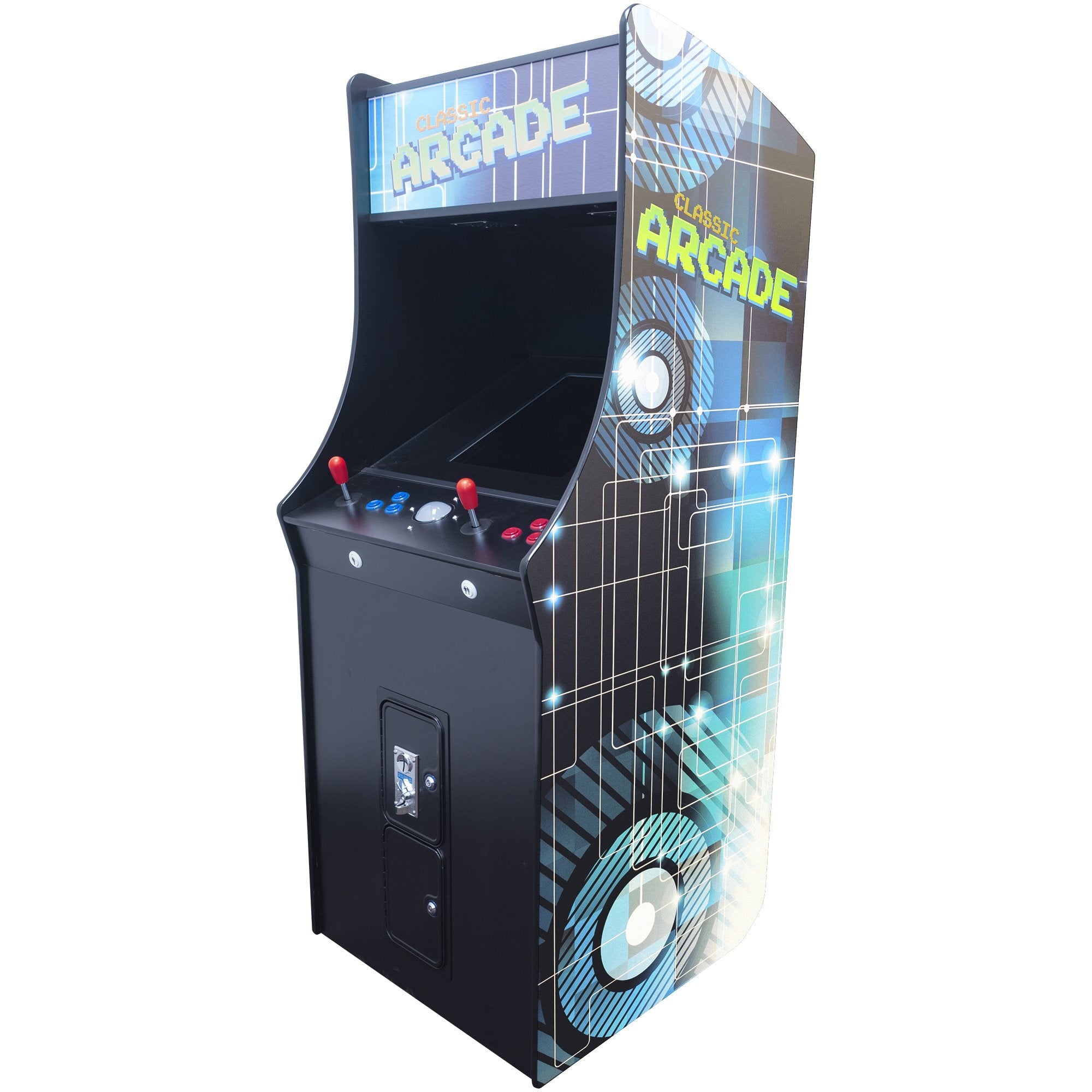 Creative Arcades 2 Player Stand-up Arcade Machine, Pre-Installed 60 ...