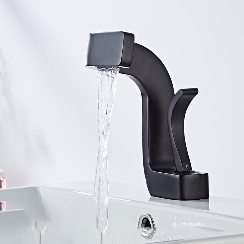 Creative Art Bathroom Basin Hot and Cold Faucet Copper Toilet Faucet ...