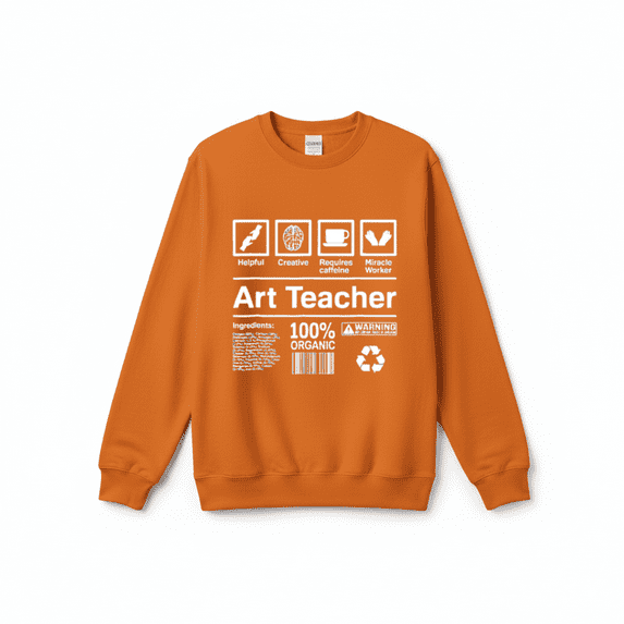 Creative Art Teacher Gift Graphic Expression Funny Quote Holiday ...