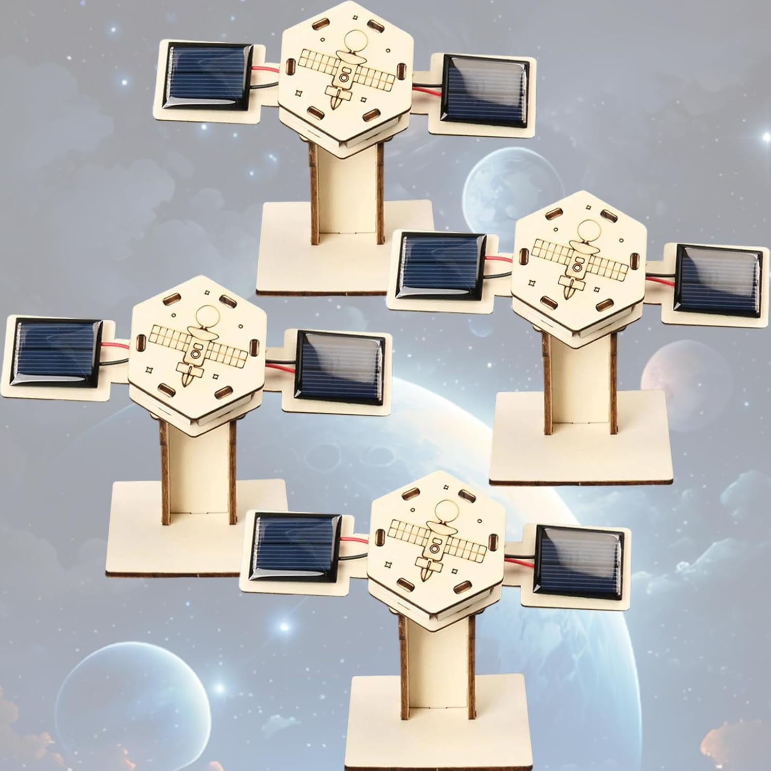 Creative Artificial Satellite Space Models, Artificial Solar Satellite ...