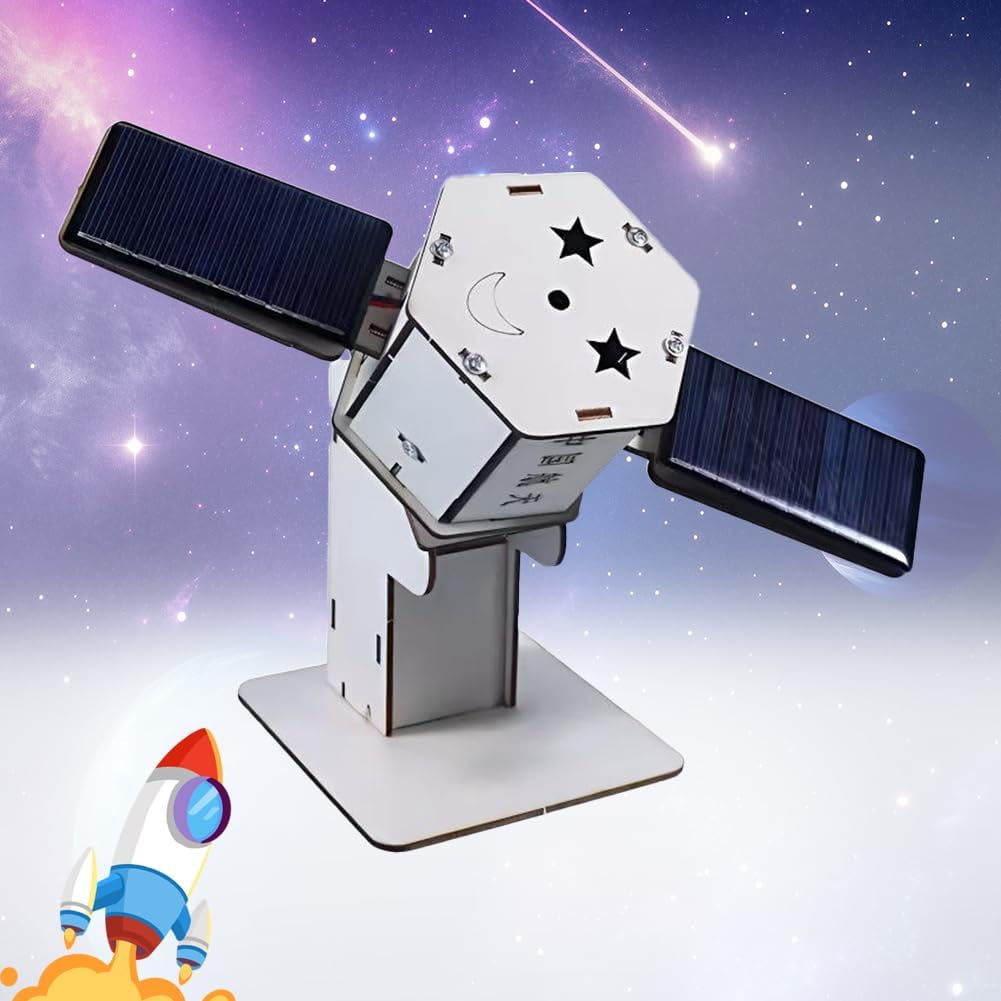 Creative Artificial Satellite Space Models, DIY Satellite Kit, Rotating ...