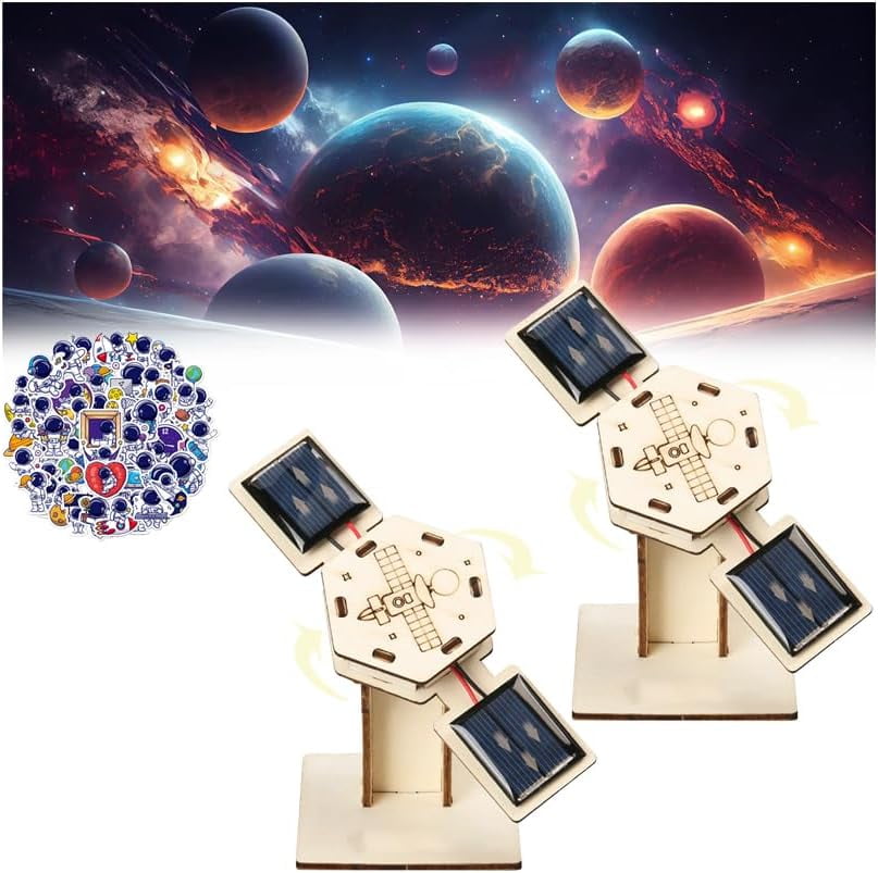 Creative Artificial Satellite Space Models, DIY Solar Panel Satellite ...