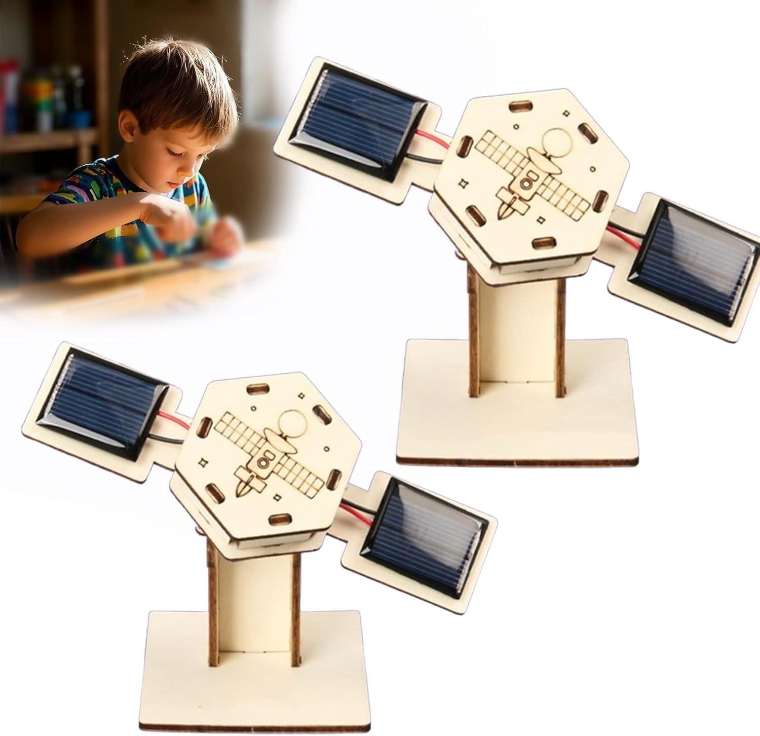 Creative Artificial Satellite Space Models, Solar Satellite Model, DIY ...