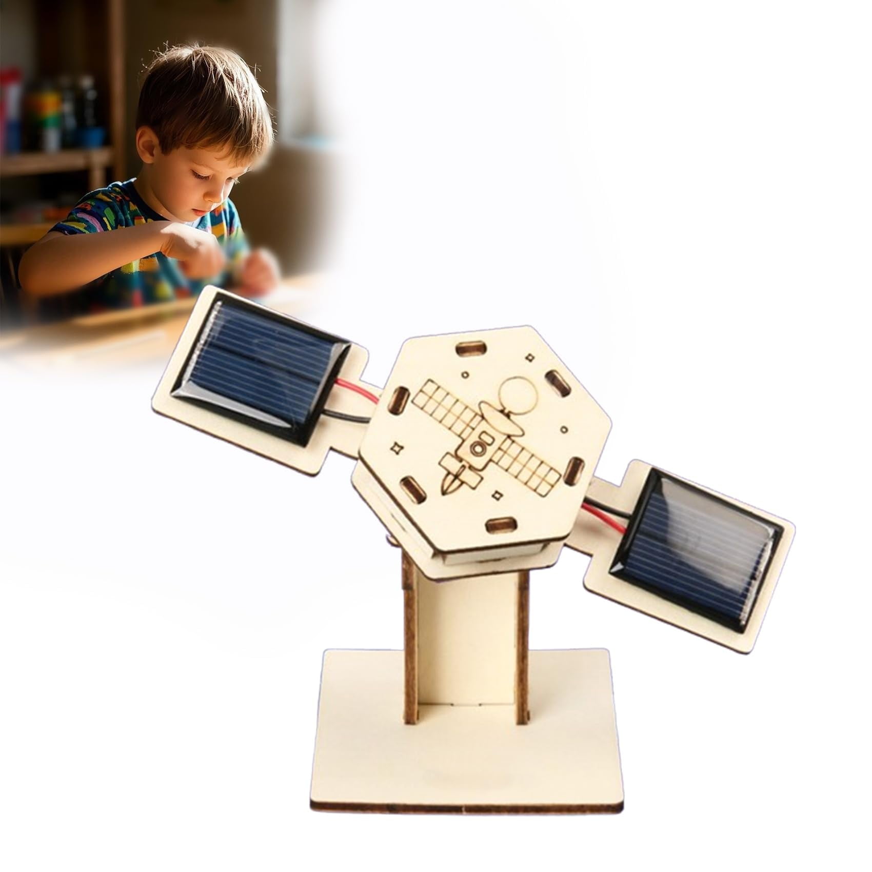 Creative Artificial Satellite Space Models, Solar Satellite Model, DIY ...