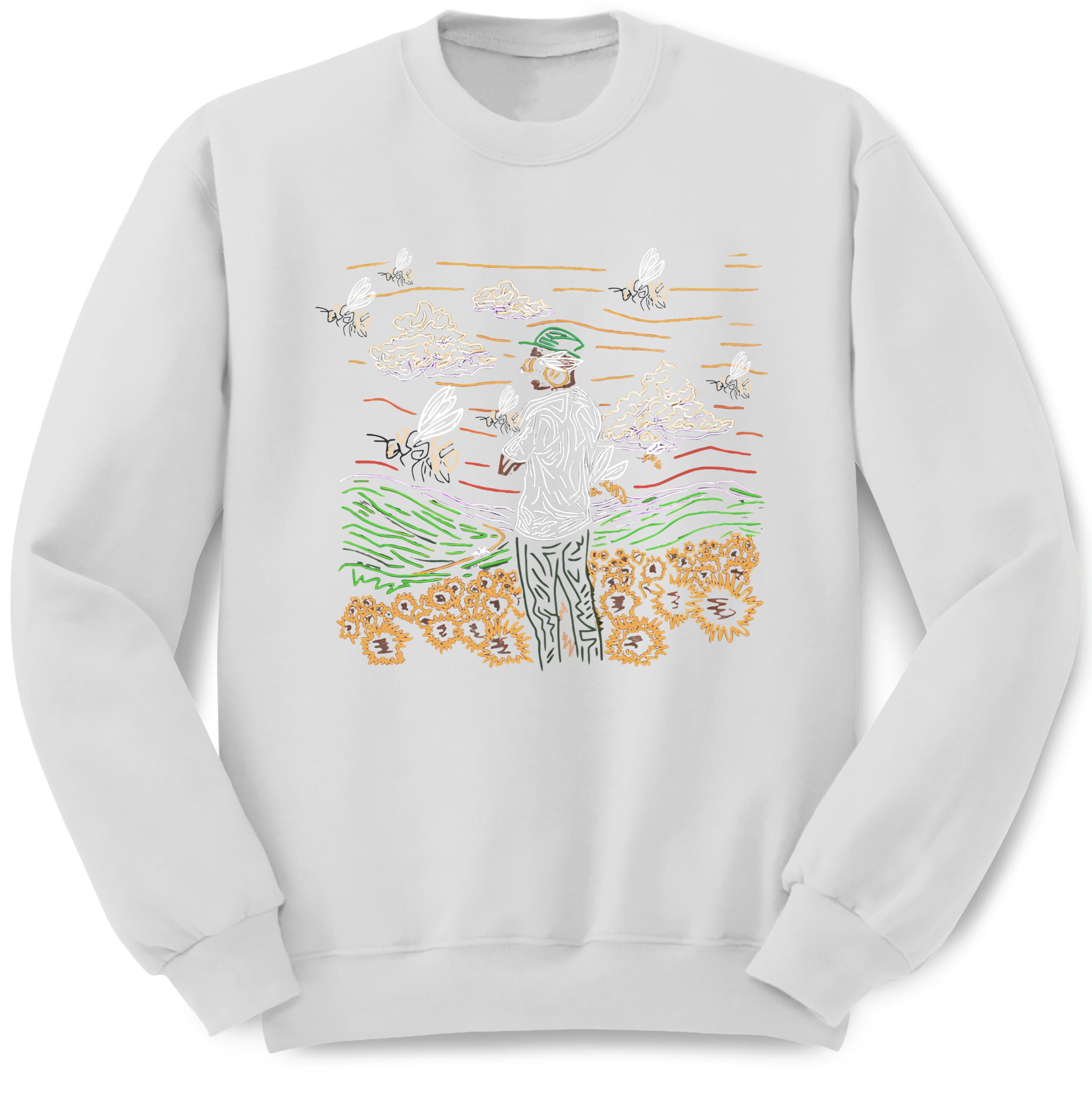 Creative Artist Flower Boy S to 5XL Made in the USA Sweatshirt ...