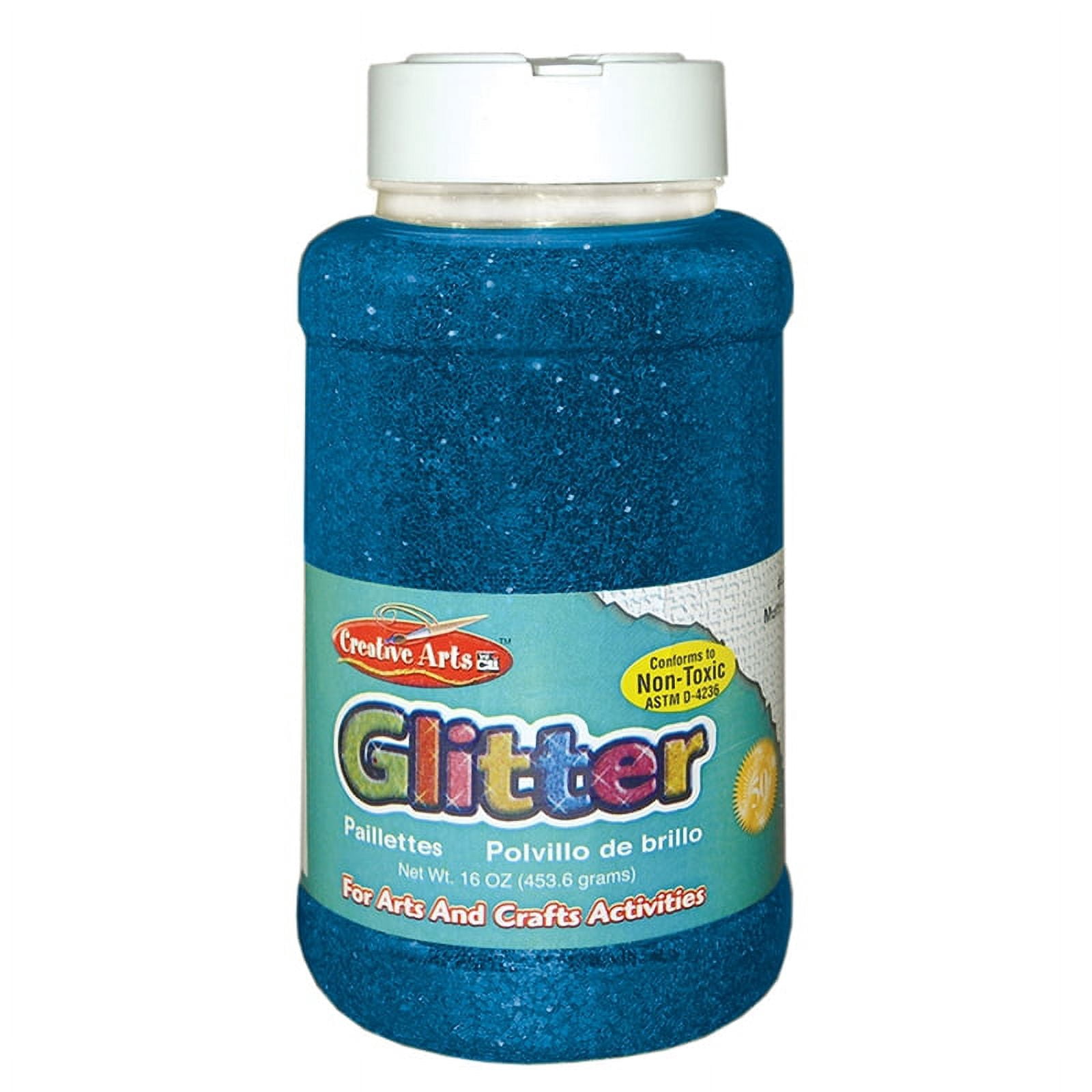 Creative Arts Glitter, 16 oz. Bottle, Blue | Bundle of 2 Each - Walmart.com