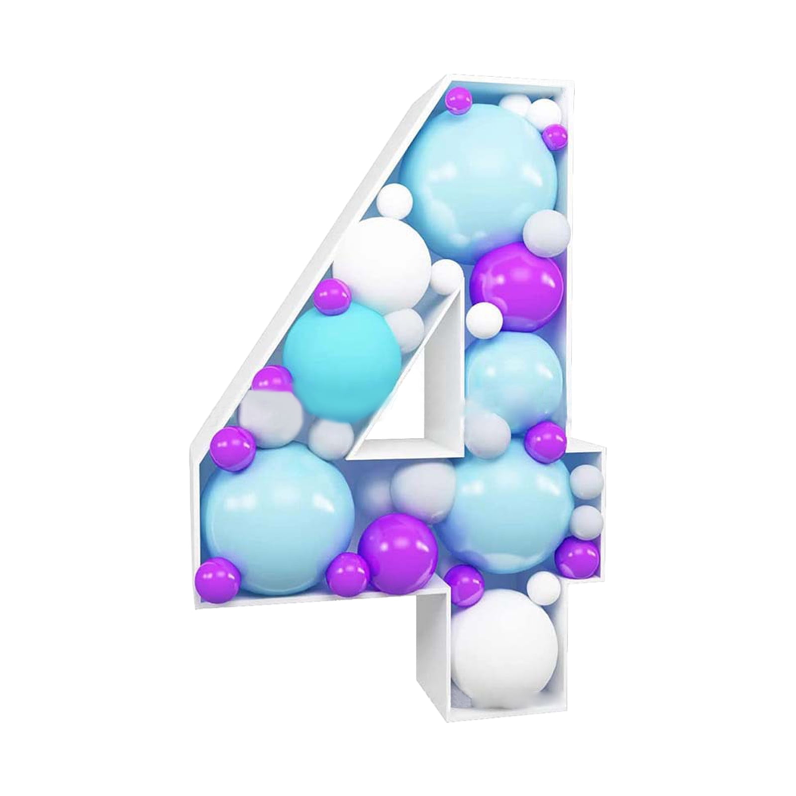 Creative Background Decoration Birthday Mosaic Digital Balloon Display ...