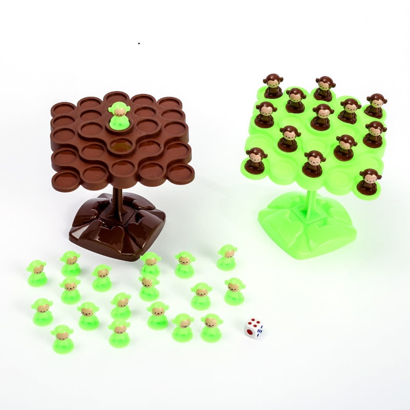 Creative Balancing Tree Toy Digital Monkey Balance Scale Educational ...