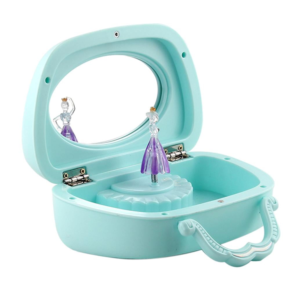 Creative Ballerina Musical Jewelry Box for Little Girl Storage Box Pink ...