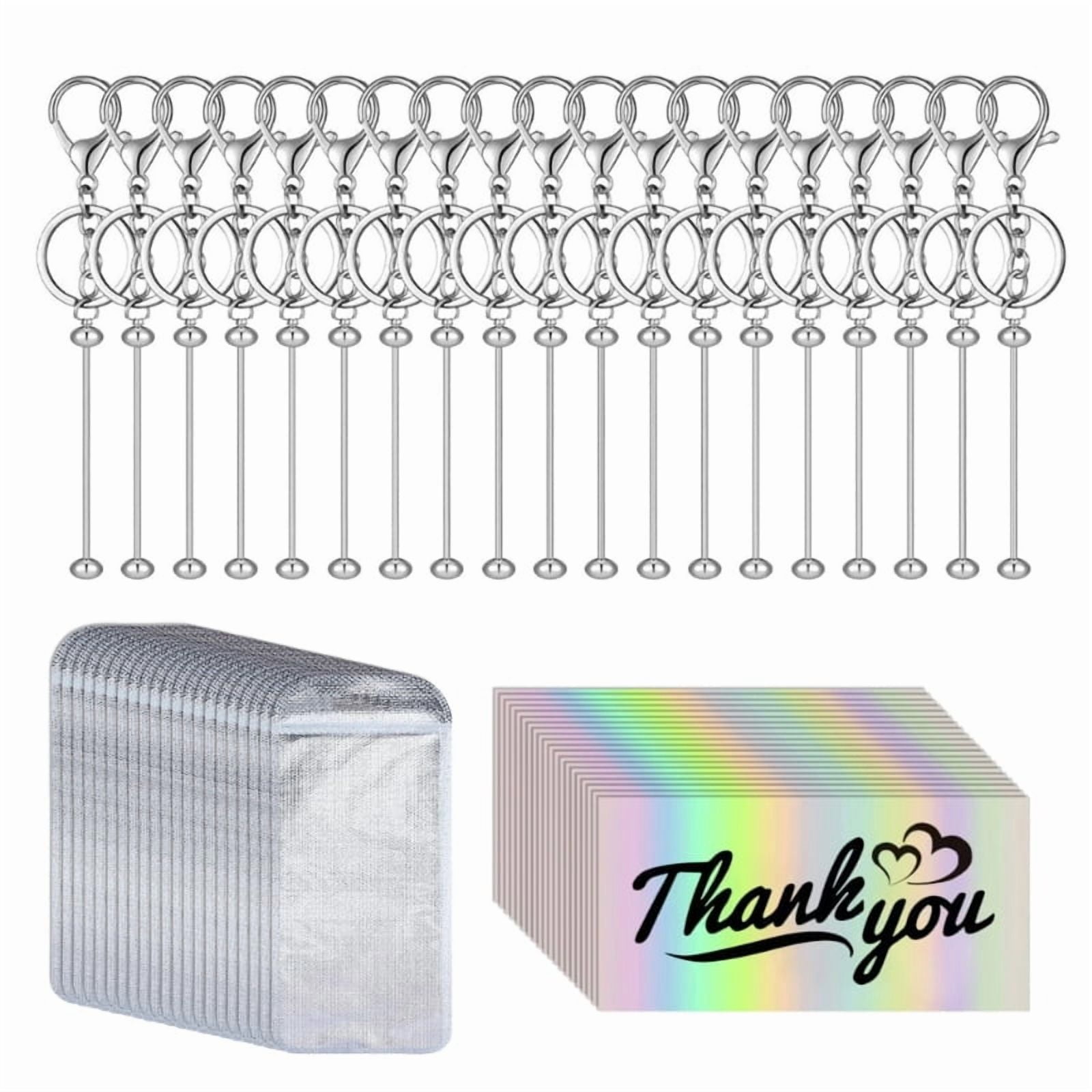 Creative Beading Keychain Stick Set Bulk Pack Portable Accessory for ...