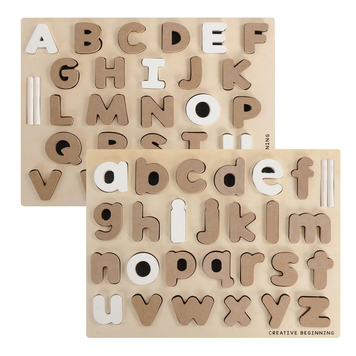 Creative Beginning Chalkboard-Based Uppercase & Lowercase Alphabet ...