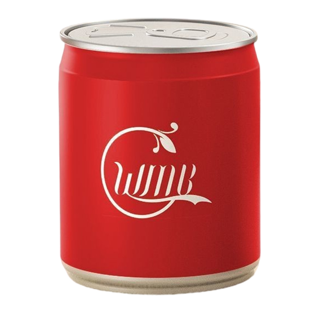 Creative Beverage Can Shape Trash Bin with Press Lid Funny Garbage Bin ...