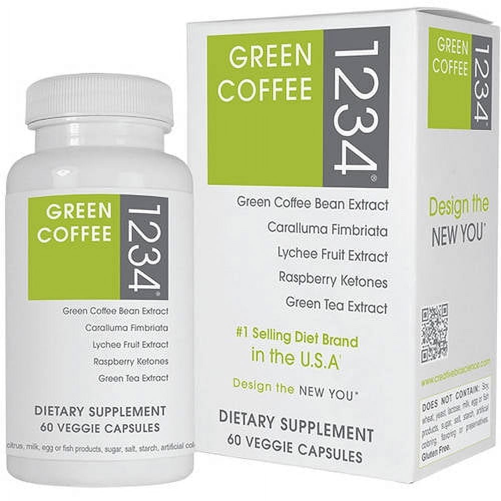 Creative Bioscience Green Coffee 1234 Veggie Ctules Dietary Supplement ...