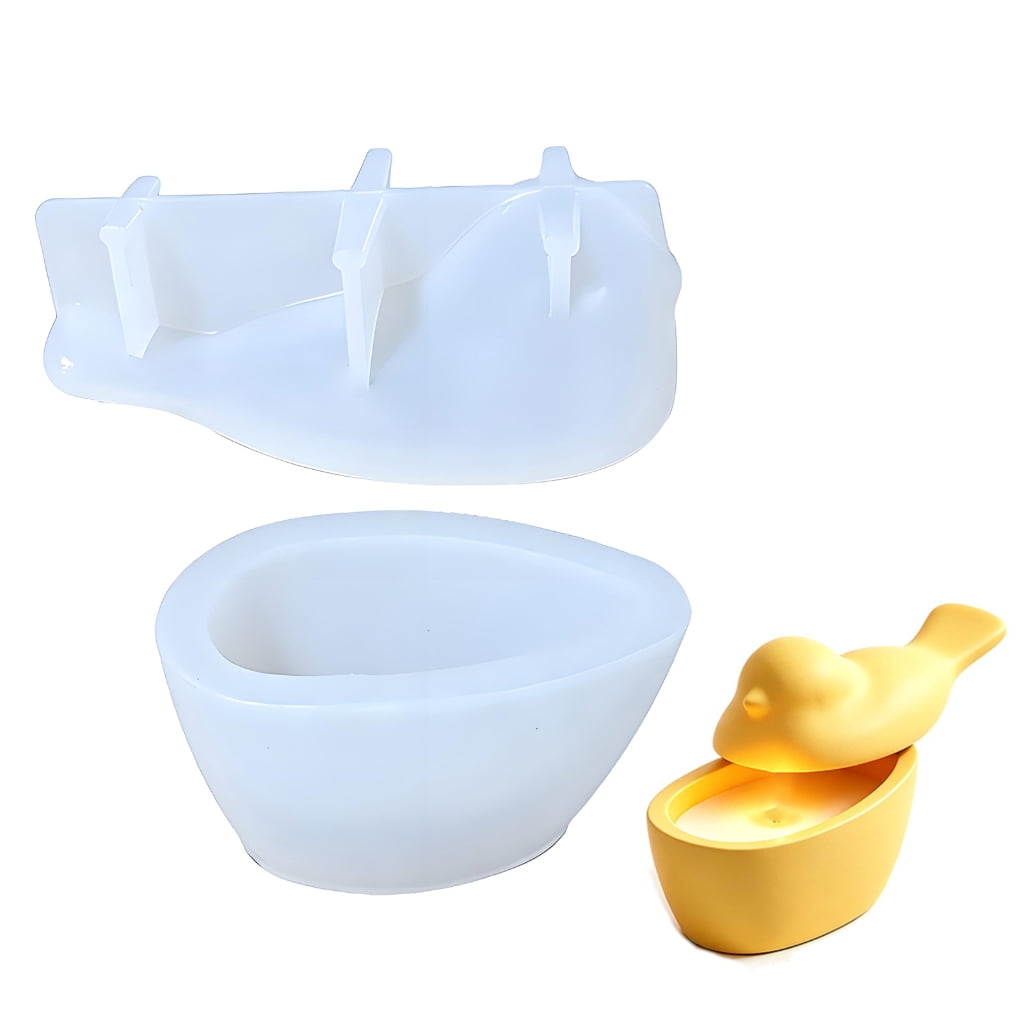 Creative Bird Shaped Storage Container Mould Craft Of Sturdy Silicone ...