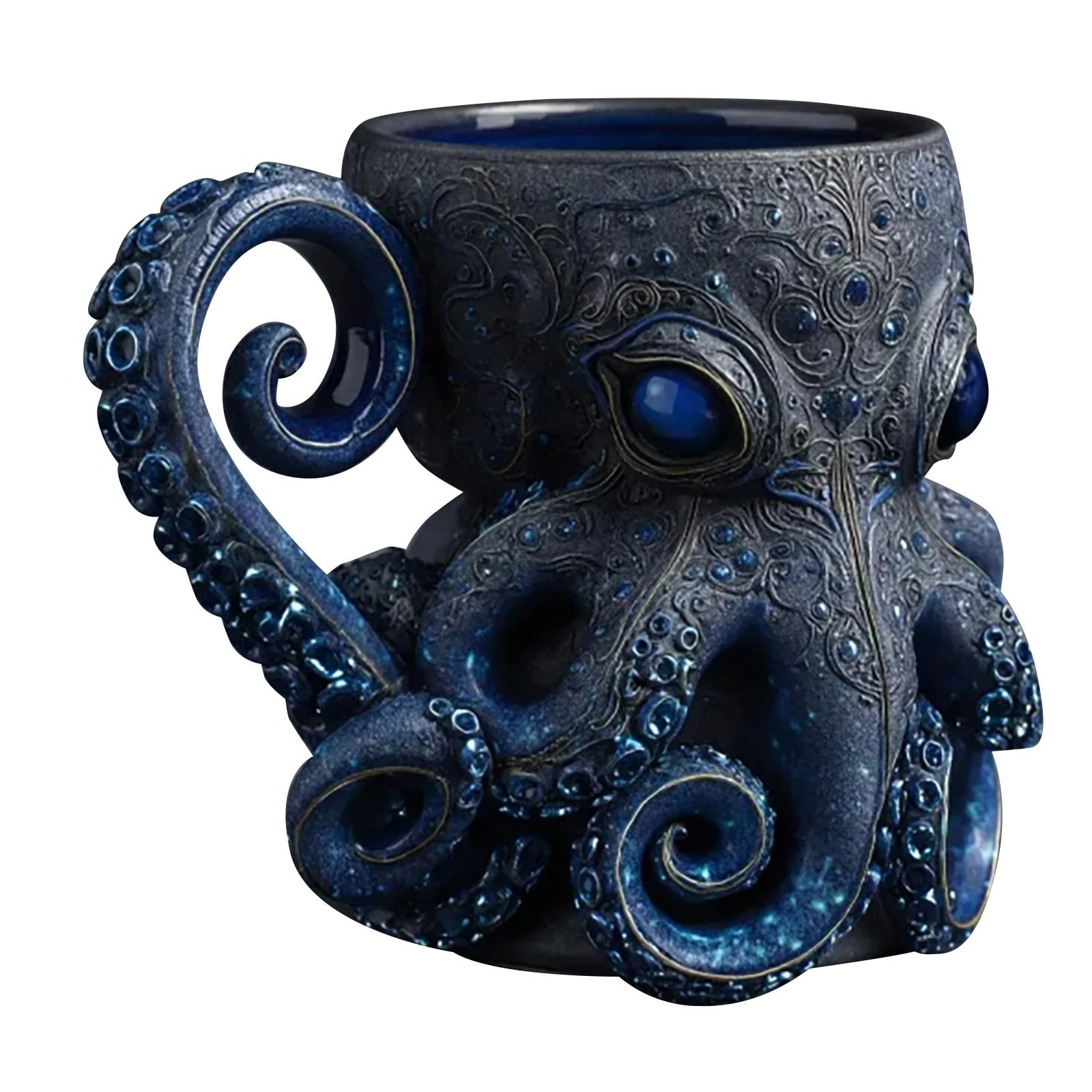 Creative Blue Marine-Themed Cups - 3 Unique Designs, Durable & Reliable ...