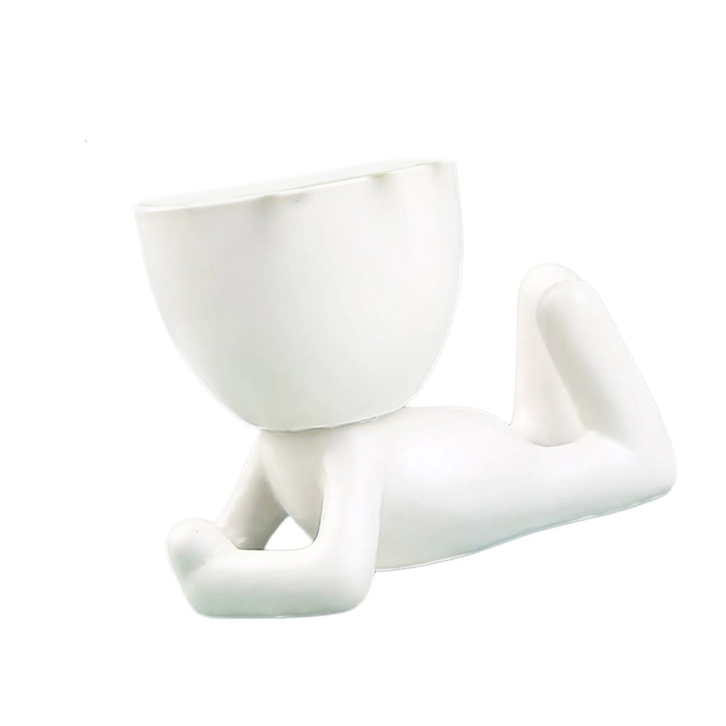 Creative Body Flower Pots Ceramic Planter For Indoor Plant And Homes ...