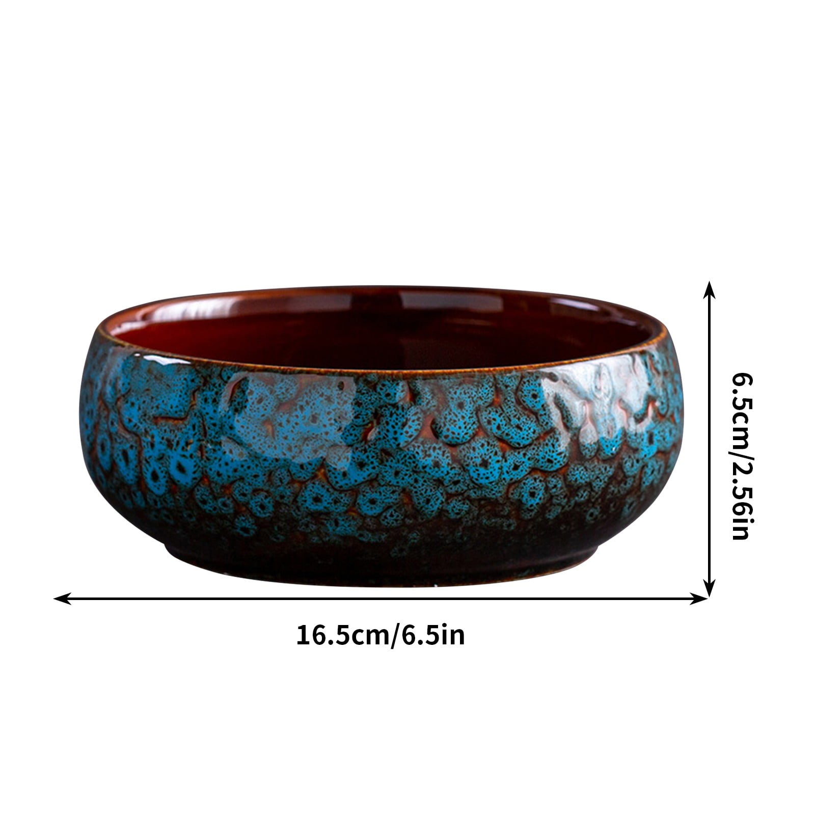 Creative Bonsai Potted Flower Pot Ceramic Non-Porous Hydroponic ...