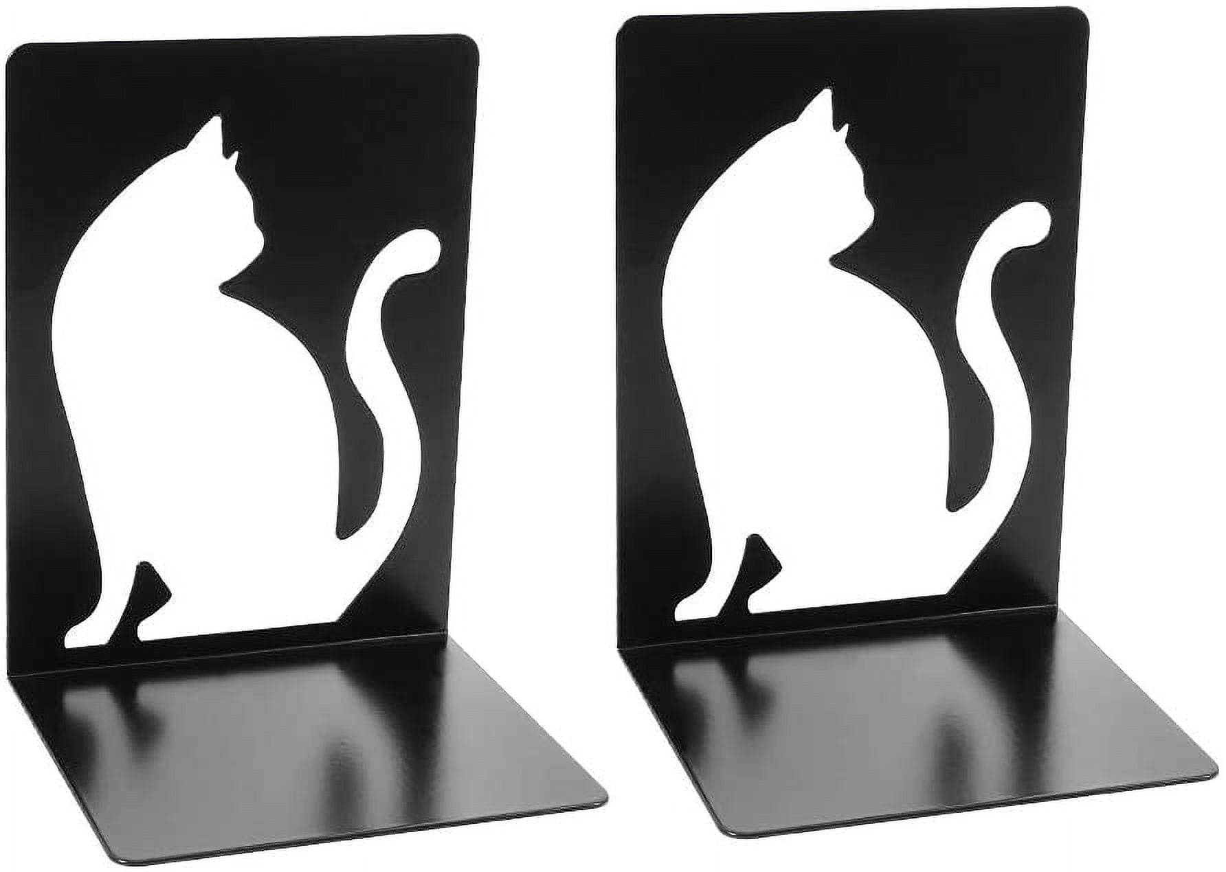 Creative Book Ends, Bookends, Book Ends for Shelves, Non Skid Metal ...