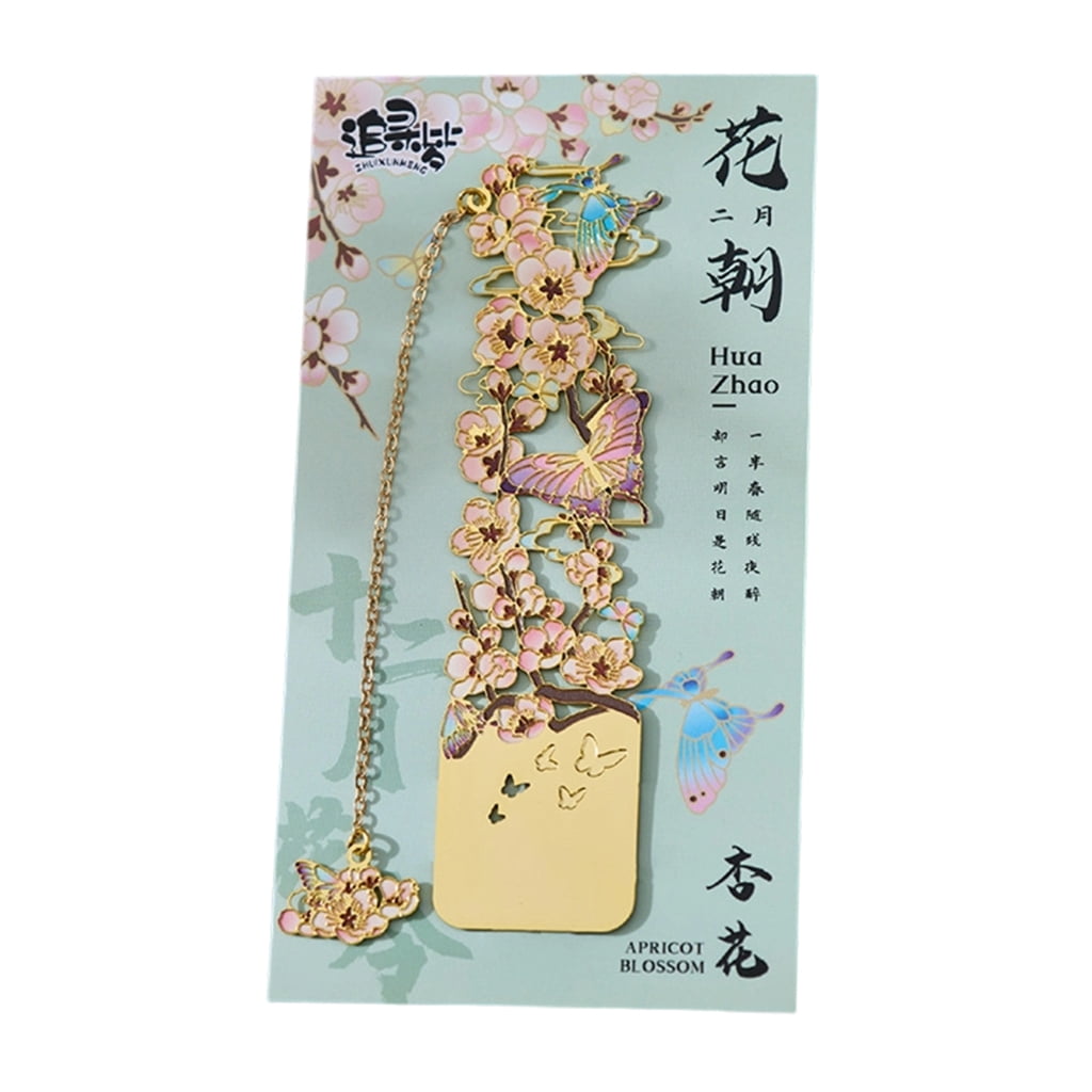 Creative Bookmarks Retro Book Clip Hollow Bookmarks Flowers Page Markers Reading Bookmarkers for ...