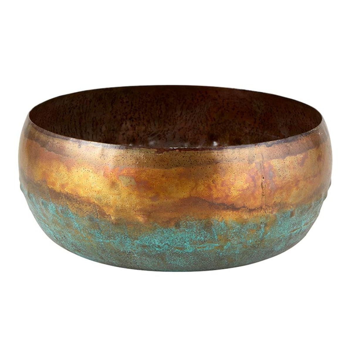 Creative Brands 10 x 4 in. Copper Blue Pot, Large - Walmart.com
