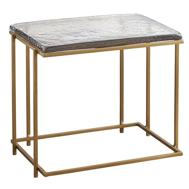 Creative Brands CMR428 Rectangle Glass Side Table - Walmart.com