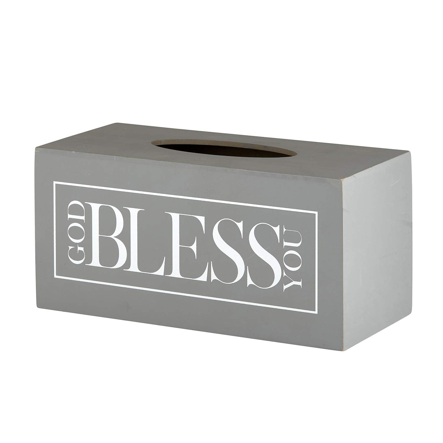 Creative Brands Faithworks - God Bless You Wooden Tissue Box Cover ...