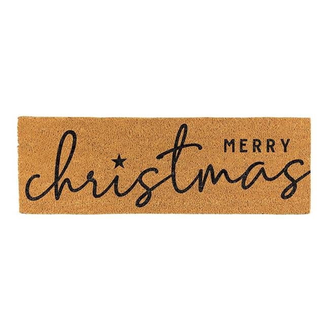 Creative Brands G5171 30 x 10 in. Merry Christmas Door Mat - Walmart.com