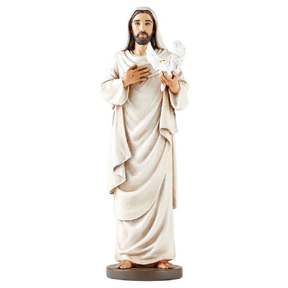 8 Inch Jesus Christ Resin Confirmation Statue - Catholic Home Decor ...