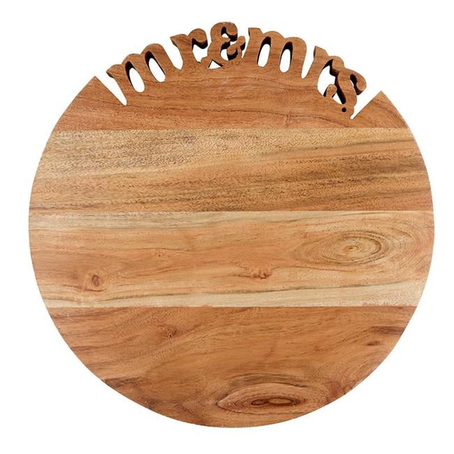Creative Brands J2341 14 in. Dia. Face To Face Cutting Board - Mr & Mrs ...