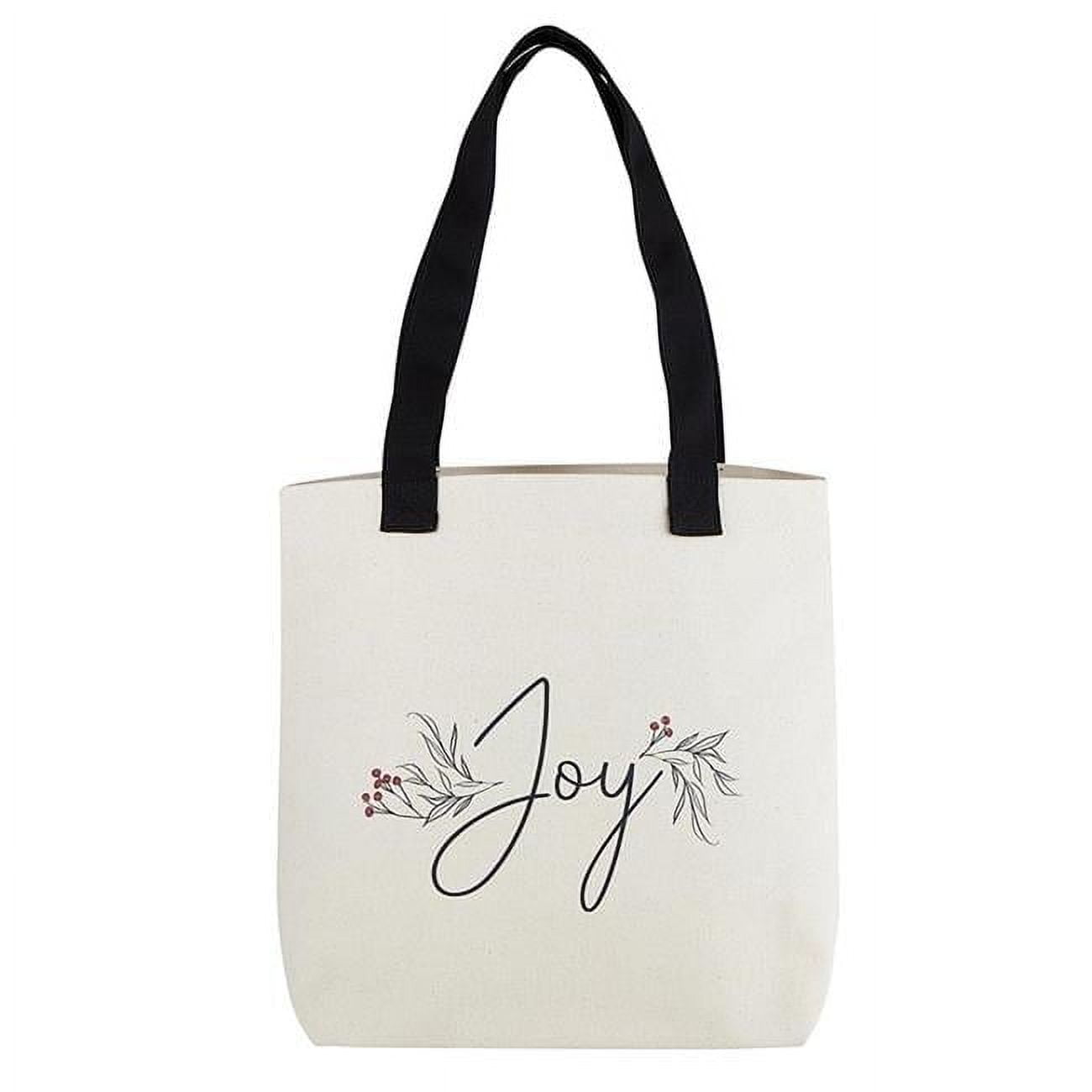 Creative Brands J6387 Simple Holidays Canvas Tote - Joy - Walmart.com