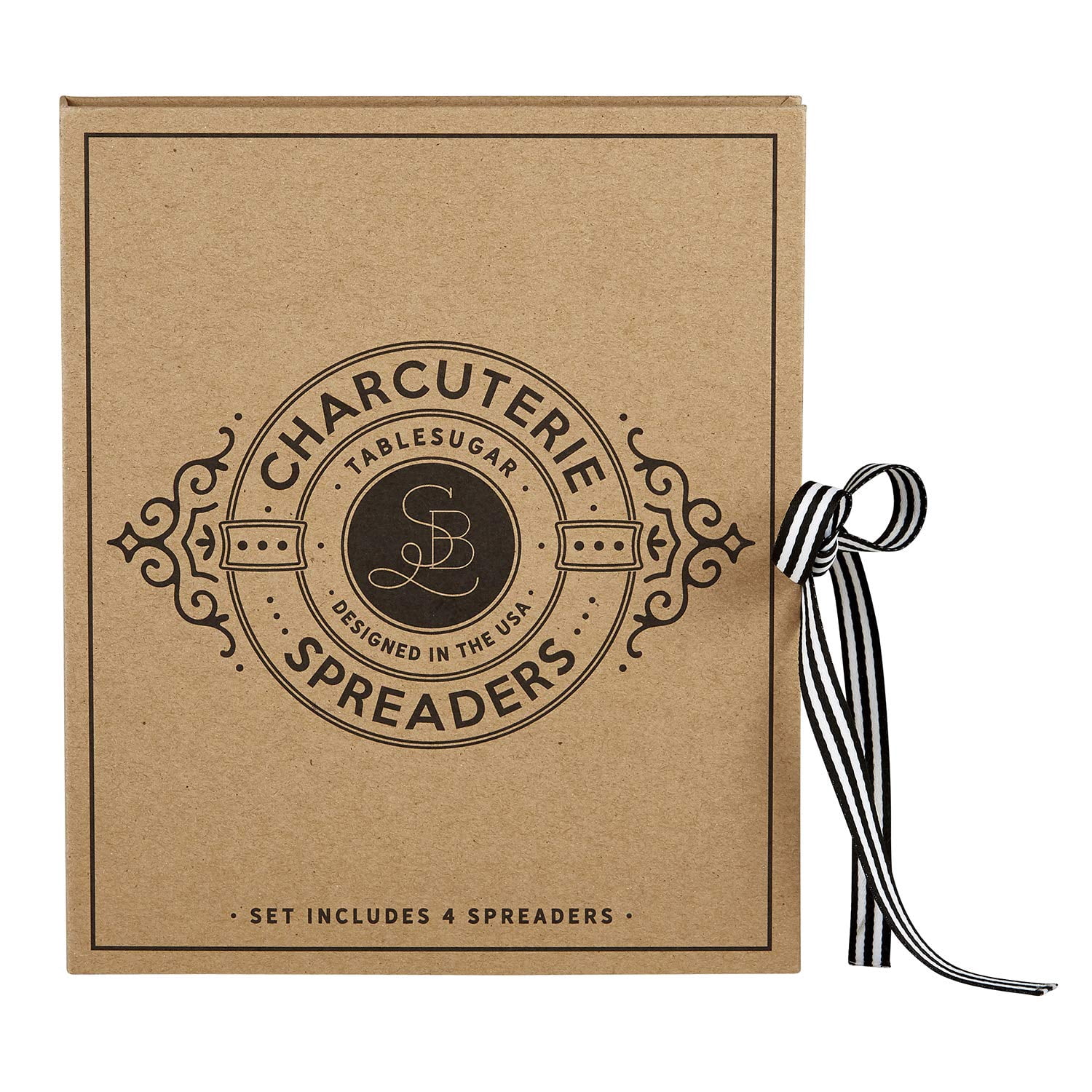Creative Brands Table Sugar Charcuterie Stainless Steel Serving ...