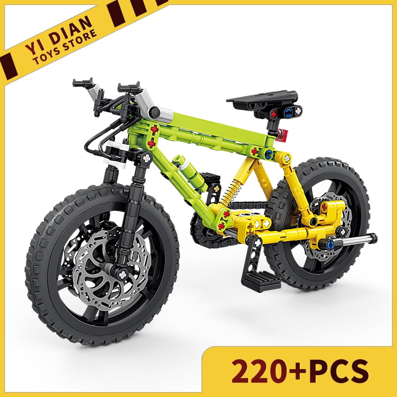 Creative Bricks Bike MOC Set Mountain Bicycle Building Blocks 3D Model ...