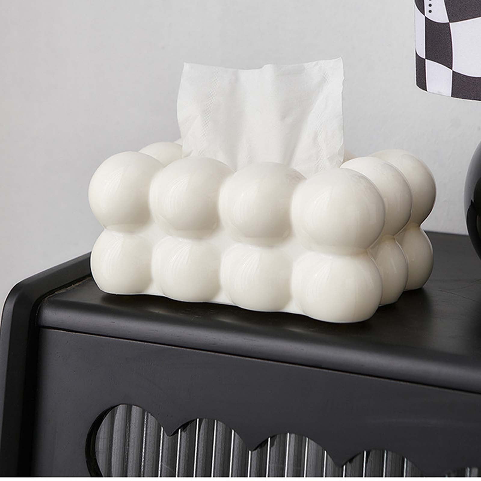Creative Bubble Design Tissue Box Cover - Decorative Holder & Organizer ...