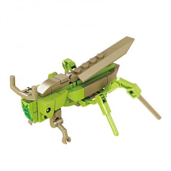 Creative Building Blocks Insect Model Bee Dragonfly Ant Mantis Children ...