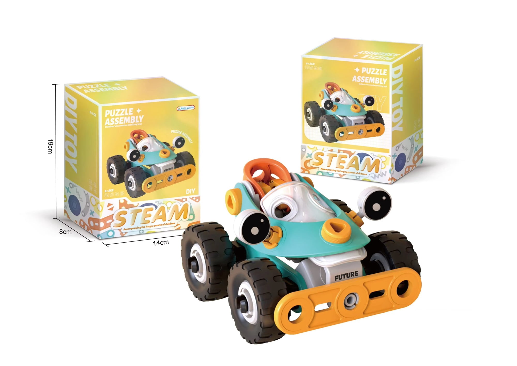 Creative Building Blocks Soft Rubber Puzzle Assembly Truck Multi-Style ...