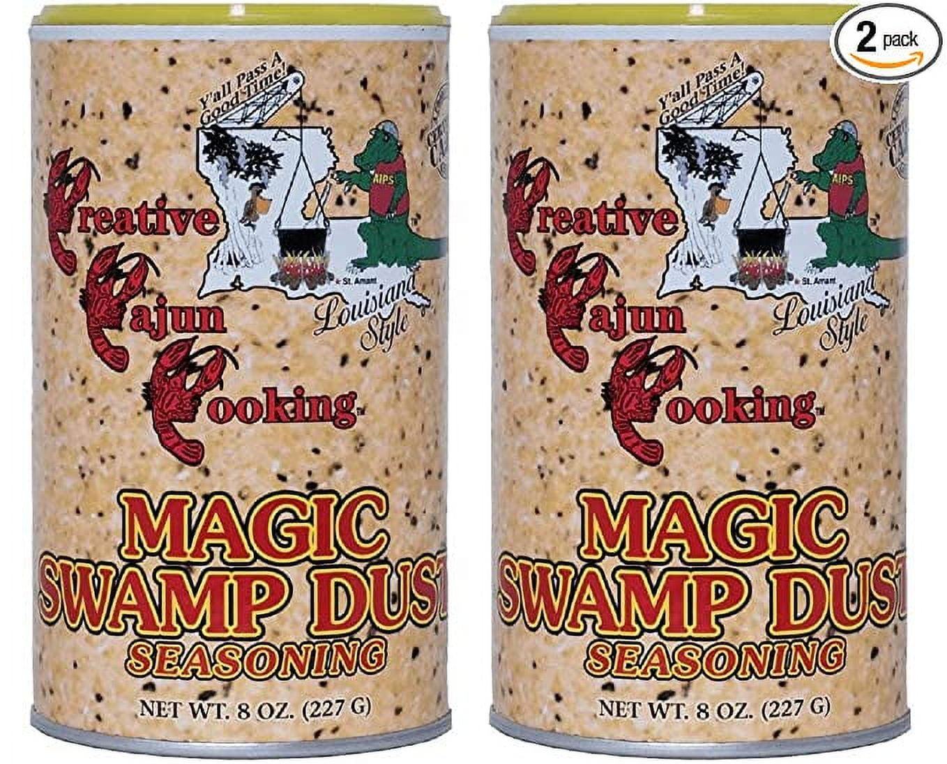 Creative Cajun Cooking Magic Swamp Dust Seasoning 8 oz Pack of 2 ...